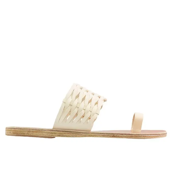 ANCIENT GREEK SANDALS Thalia Woven Sandal - Off White