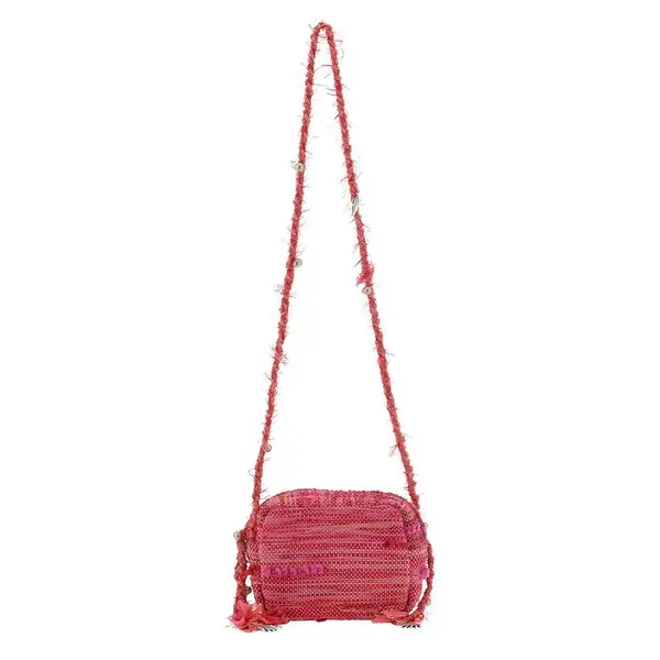 ANCIENT GREEK SANDALS Lachesis Cross Body - Fuchsia