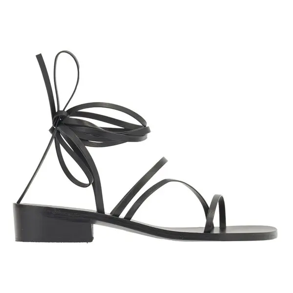 ANCIENT GREEK SANDALS Hara Heel - Black | Editorialist