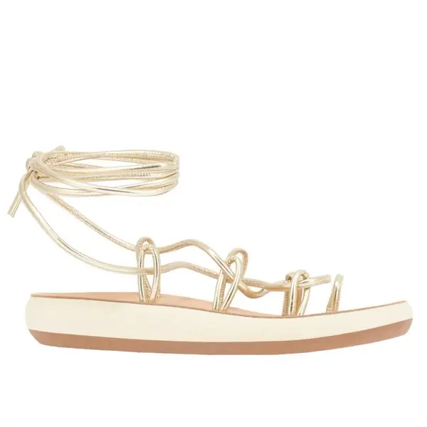 ANCIENT GREEK SANDALS Nisi Sandals - Platinum