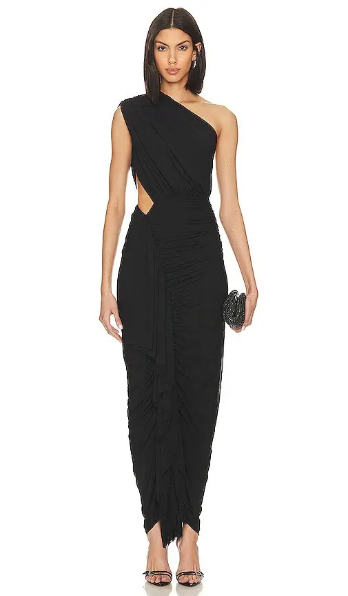 Superdown Juliet Midi Dress - Black