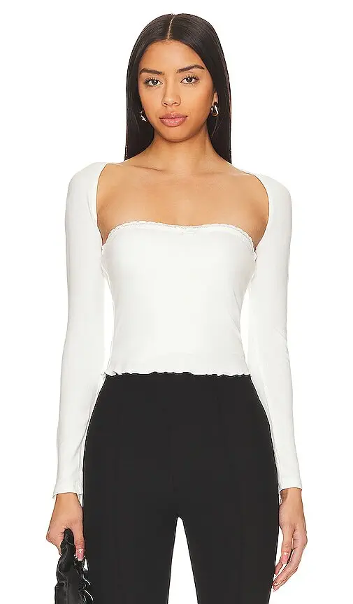MORE TO COME Vera Shrug Set - White