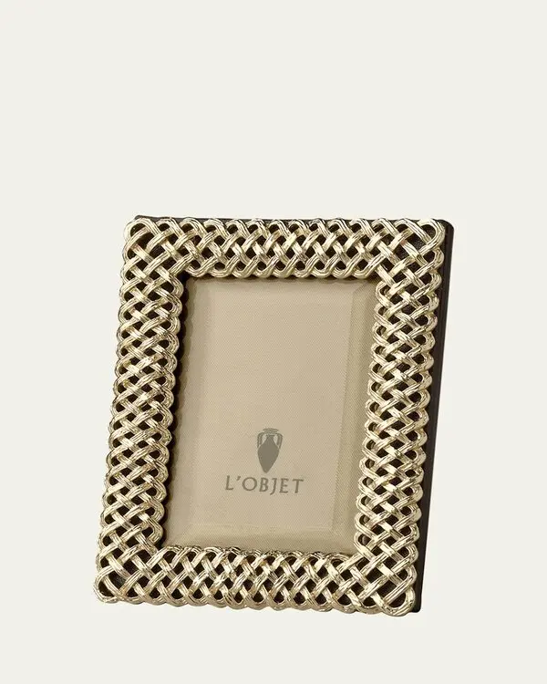 L'Objet 2x3 Gold Braid Frame