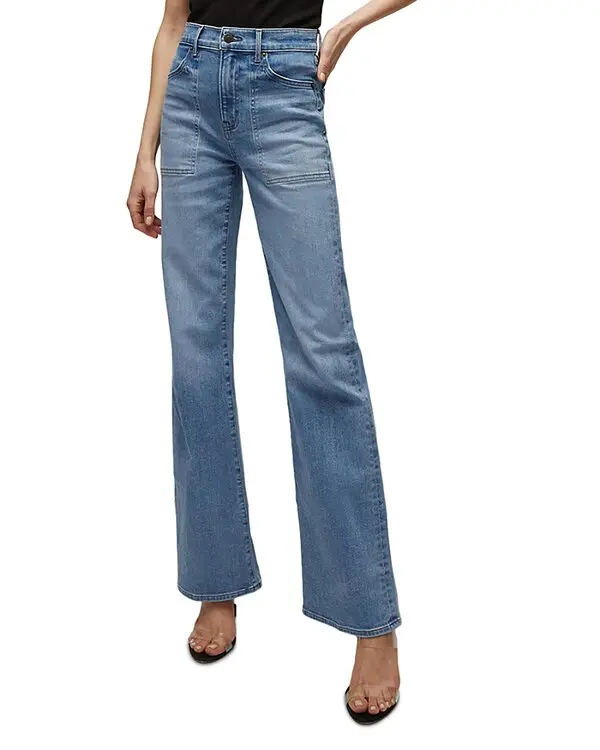 Veronica Beard Crosbie High-rise Wide-leg Jeans