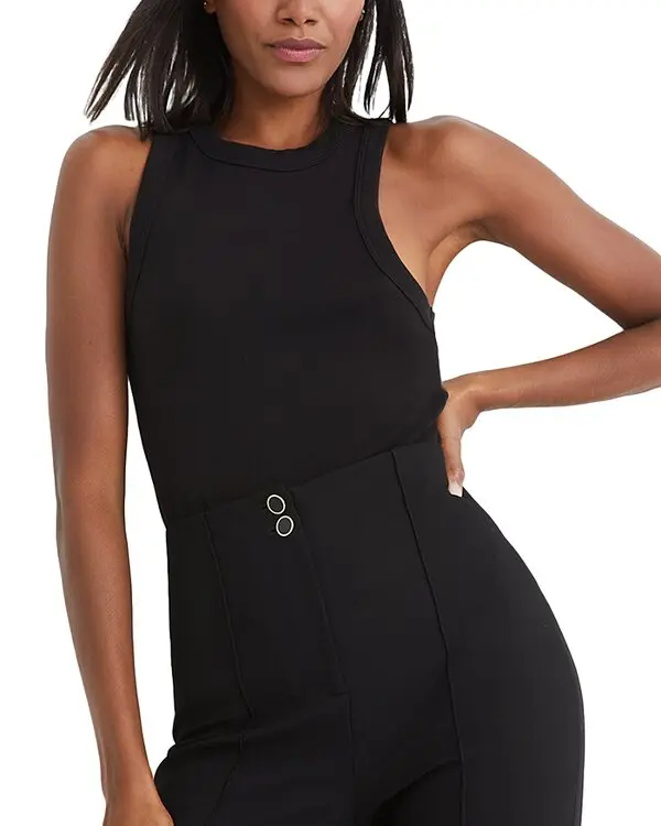 Veronica Beard Jordyn Crewneck Tank - Black
