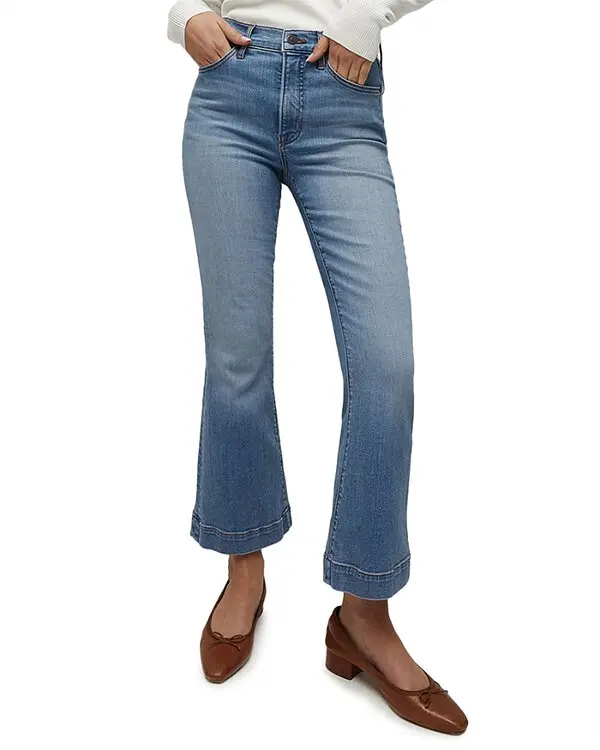 Veronica Beard Carson Ankle Flare Jeans - Amethyst