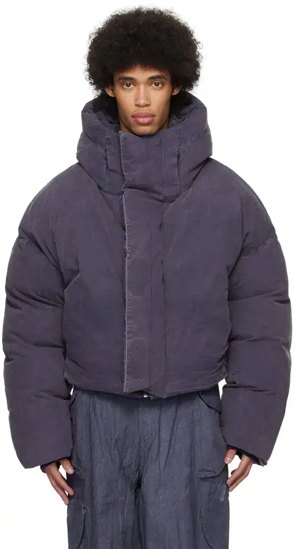 Entire Studios Mml Down Puffer Jacket In Indium - 58% Off 