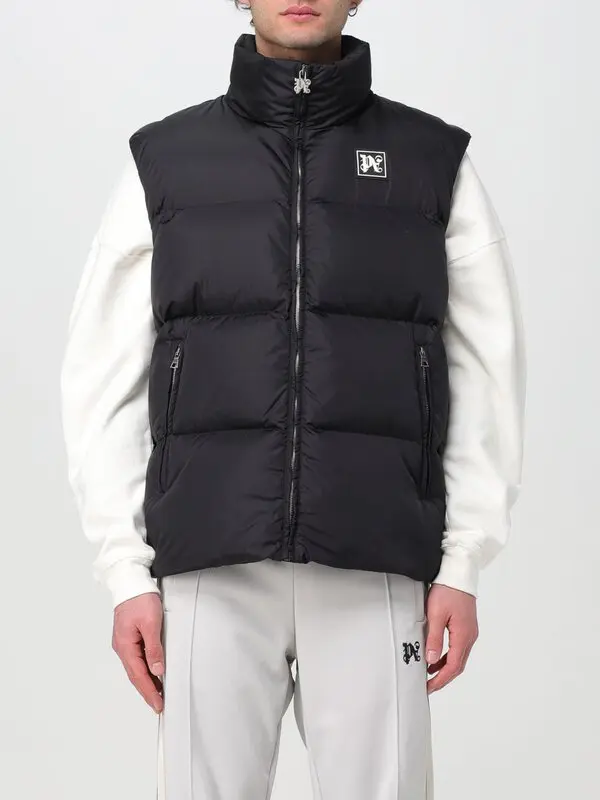 Palm Angels Sleeveless Puffer Jacket