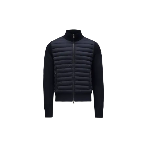 Moncler Padded Zip-up Cardigan - Blue