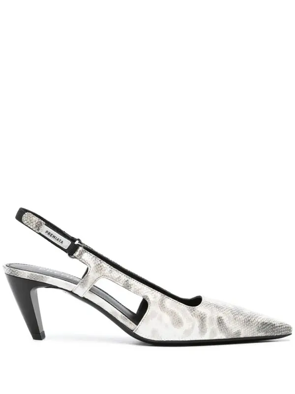 Premiata Snake-print 70mm Pumps