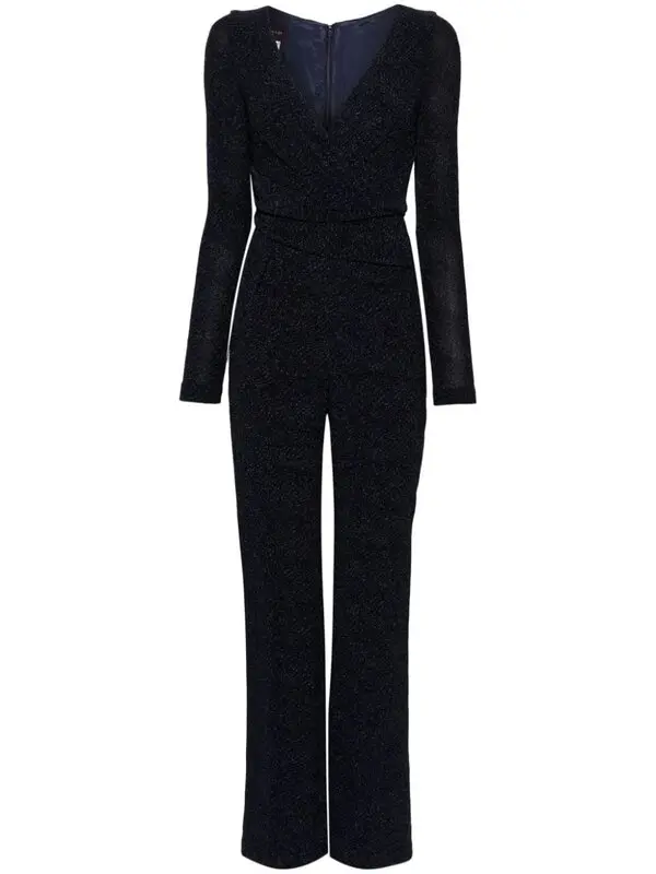 Talbot Runhof Shimmering-effect Jumpsuit