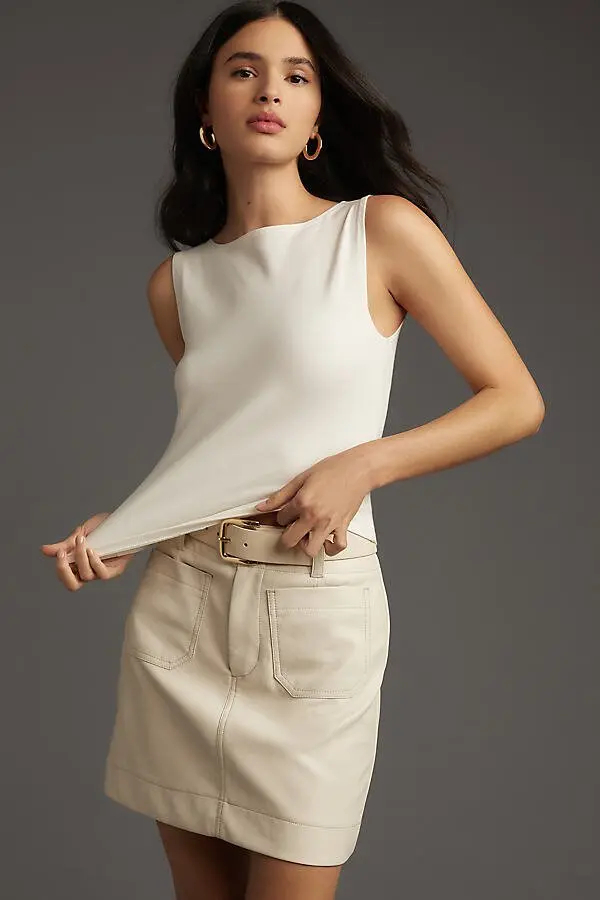 REFORMATION Dusk Knit Top - White