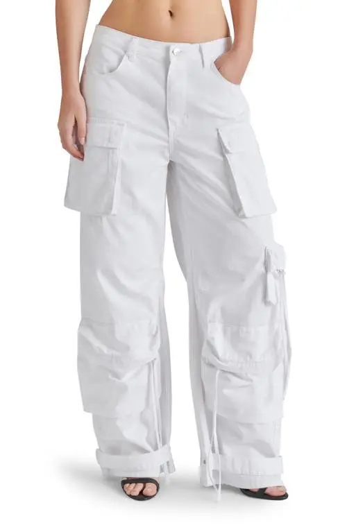 Steve Madden Duo Cargo Jeans - White