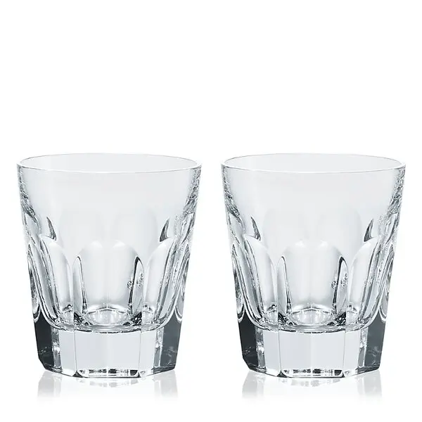 THE MARTHA, BY BACCARAT Harcourt Triple Old Fashioned Glasses, Set Of 2