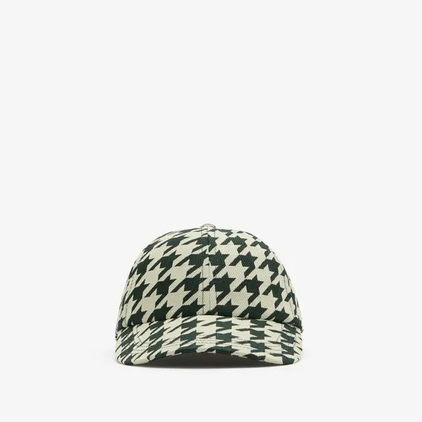 Burberry Houndstooth Baseball Cap - Ivy | Editorialist