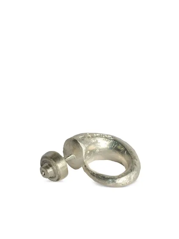 PARTS OF FOUR Little Horn Earring - Silver