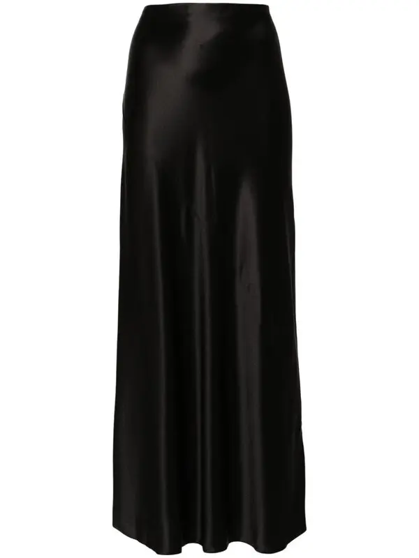 Saint Laurent Silk Maxi Skirt