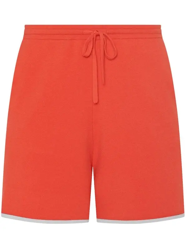 Rosetta Getty X Violet Getty Wool-cotton Track Pants - Red