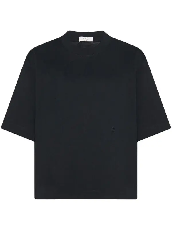 Rosetta Getty X Violet Getty Cropped T-shirt - Black