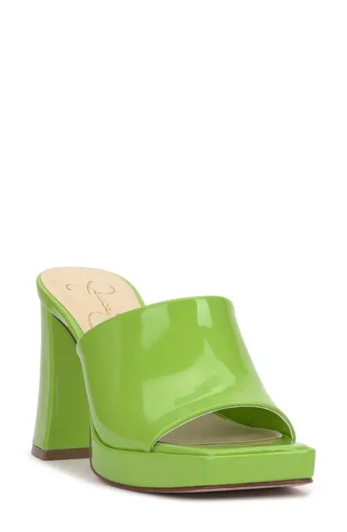 Jessica Simpson Kashet Platform Slide Sandal - Spring Green