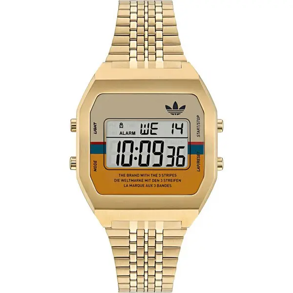 Adidas Digital Two Bracelet Watch - Goldone | Editorialist