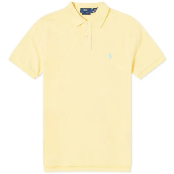 Ralph Lauren Colour Shop Custom Fit Polo Shirt - Corn Yellow | Editorialist