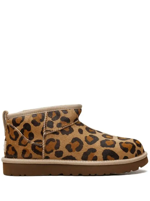 UGG Leopard Print Ankle Boots