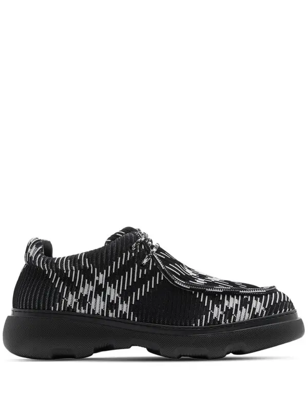 Burberry Checked Derby Shoes