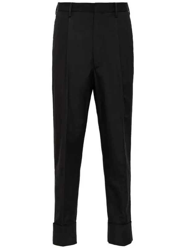 Prada Tailored Cotton Trousers