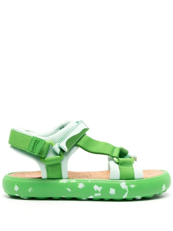 Camper Pelotas Flota Touch-strap Sandals - Green