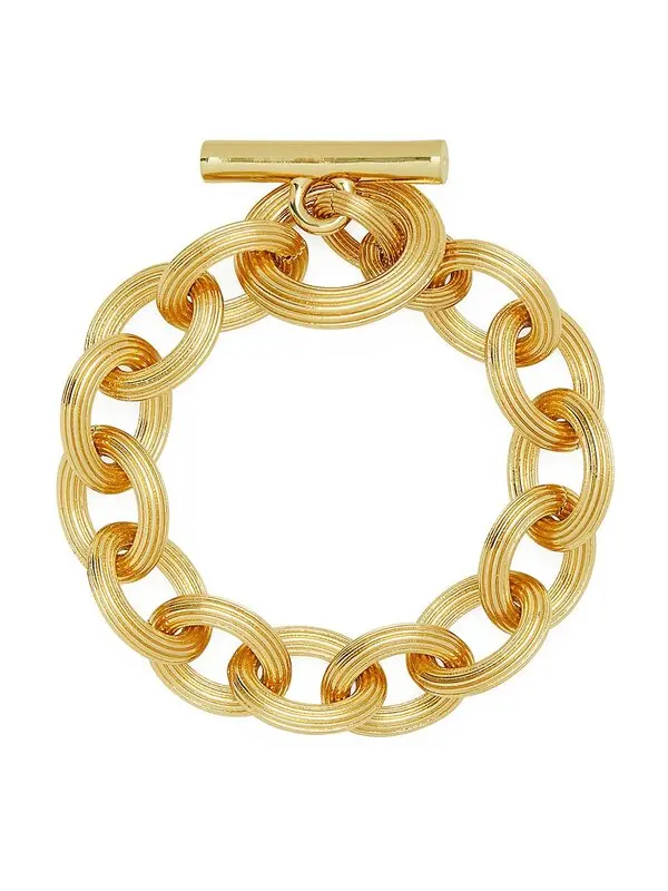 Tory Burch 18k Gold-plated Toggle Bracelet - Tory Gold | Editorialist