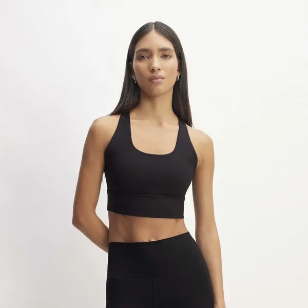 Everlane Perform Longline Bra - Black | Editorialist