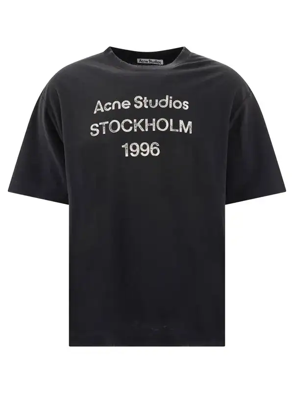 Acne Studios Stockholm 1996 T Shirt - Black | Editorialist
