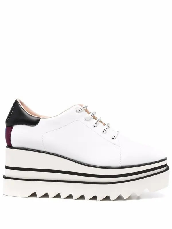 Stella McCartney Elyse 80mm Sneakers With Non-slip Sole - White