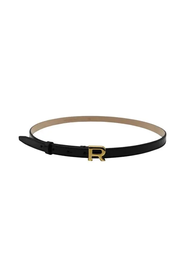 Rochas Belt With R Logo Buckle