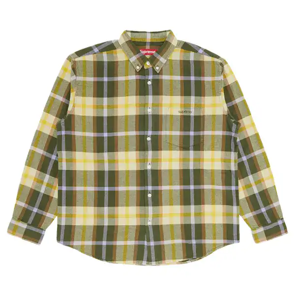 supreme Plaid Flannel Shirt