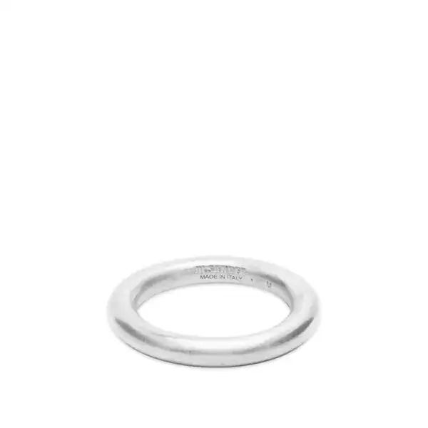 Jil Sander Classic Ring 1 In Silver - 40% Off | Editorialist