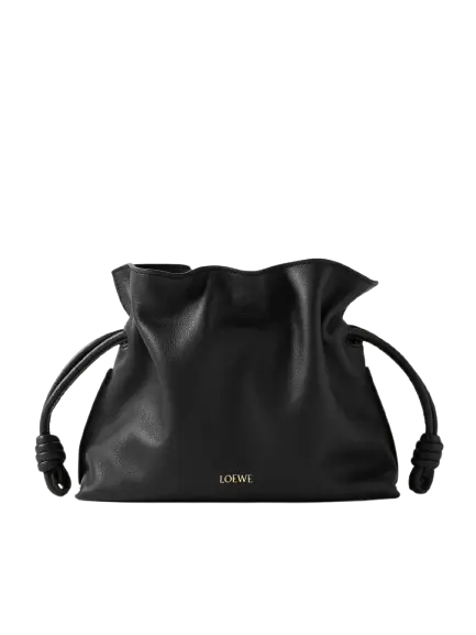 Loewe Flamenco Mini Leather Bag - Black