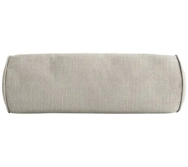 SORRA HOME Textured Indoor Corded 16' Bolster P Illow