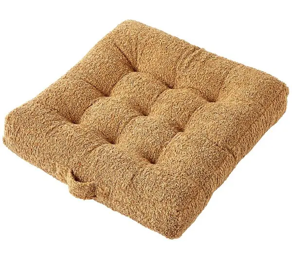 SORRA HOME Indoor Cozy Tufted 24' Square Floor Pillow Single