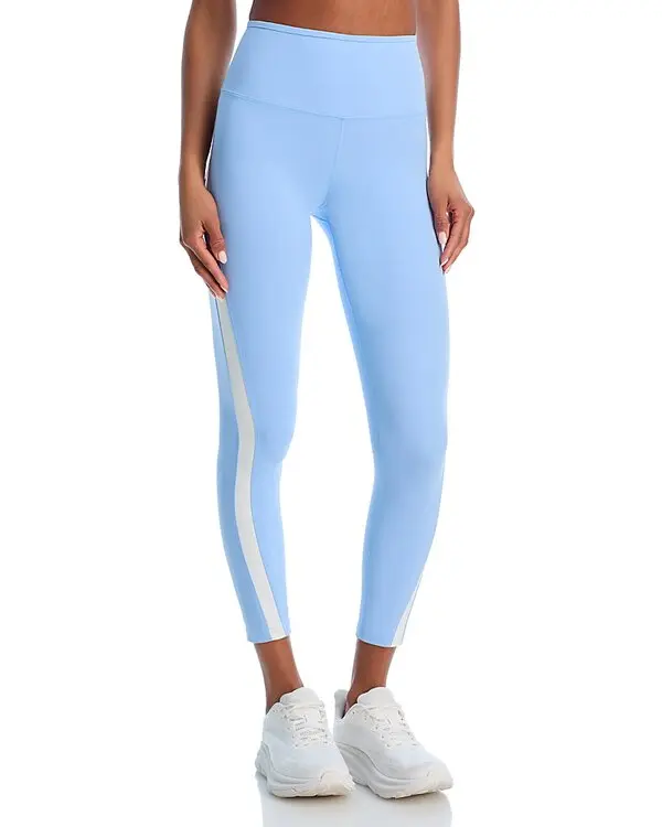 Splits59 Miles High Waist Rigor 7/8 Leggings - Skylight/white