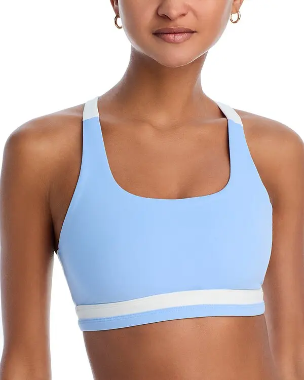 Splits59 Miles Rigor Sports Bra - Skylight/white