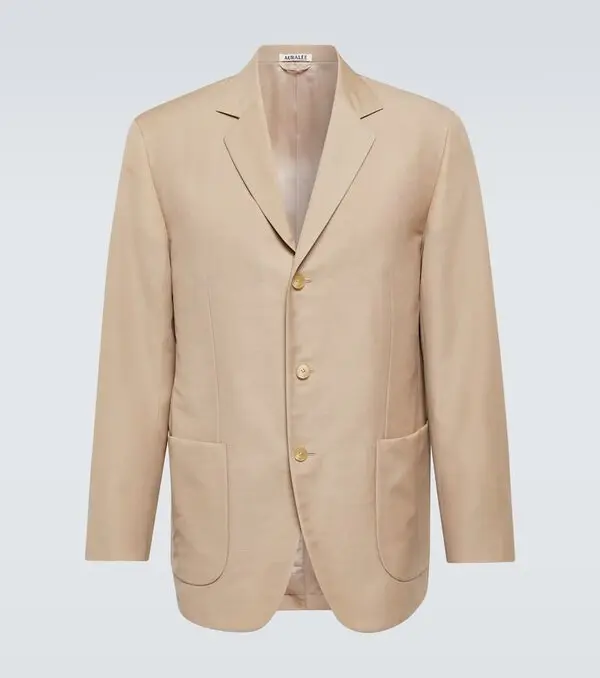 Auralee Wool And Mohair Blazer