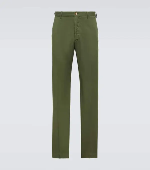 SLOWEAR Incotex Cotton-blend Straight Pants