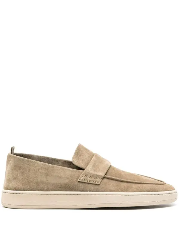 Officine Creative Herbie 001 Suede Loafers - Neutrals