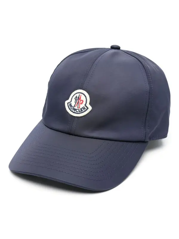 Moncler Appliqué-logo Baseball Cap - Blue
