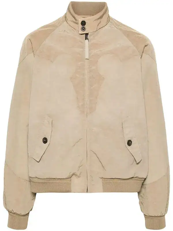 Maison Margiela Four-Stitch Bomber Jacket In Neutrals - 21% Off