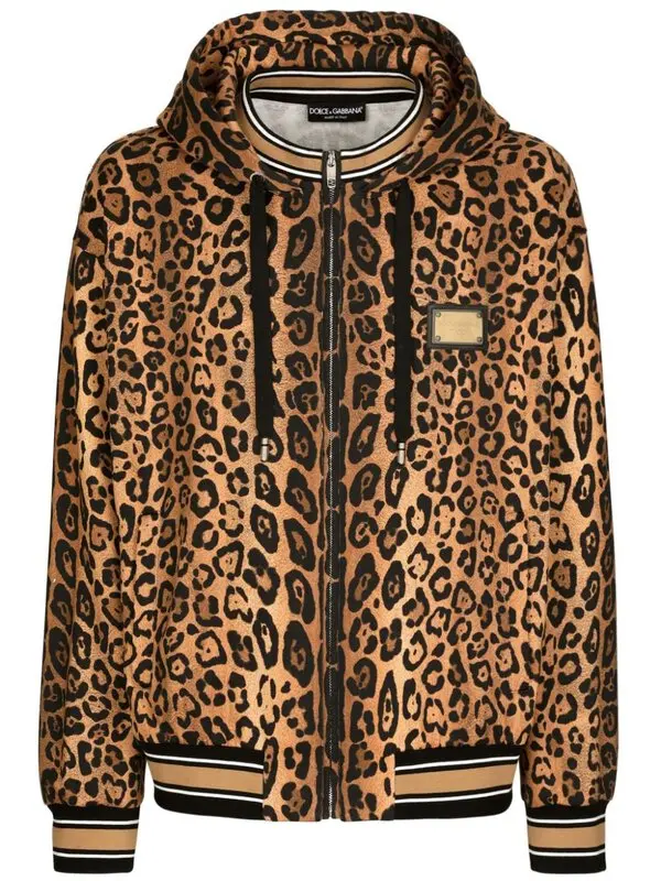 Dolce & Gabbana Leopard-print Hoodie