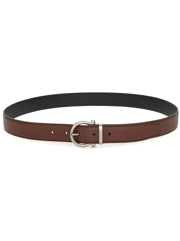 FERRAGAMO Reversible Gancini Belt