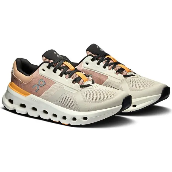 On Cloudrunner 2 Athletic Sneakers - Pearl/ Tangerine